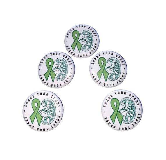 Kidney Donation Ribbon 1 1.25 1.5 - Etsy