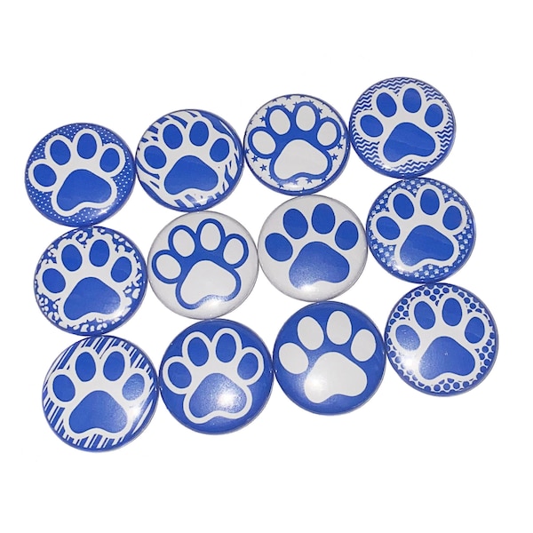 Royal Blue Paw Print - Etsy