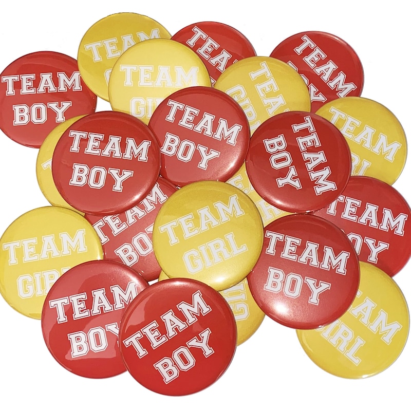 Team Girl Red Pins - Etsy