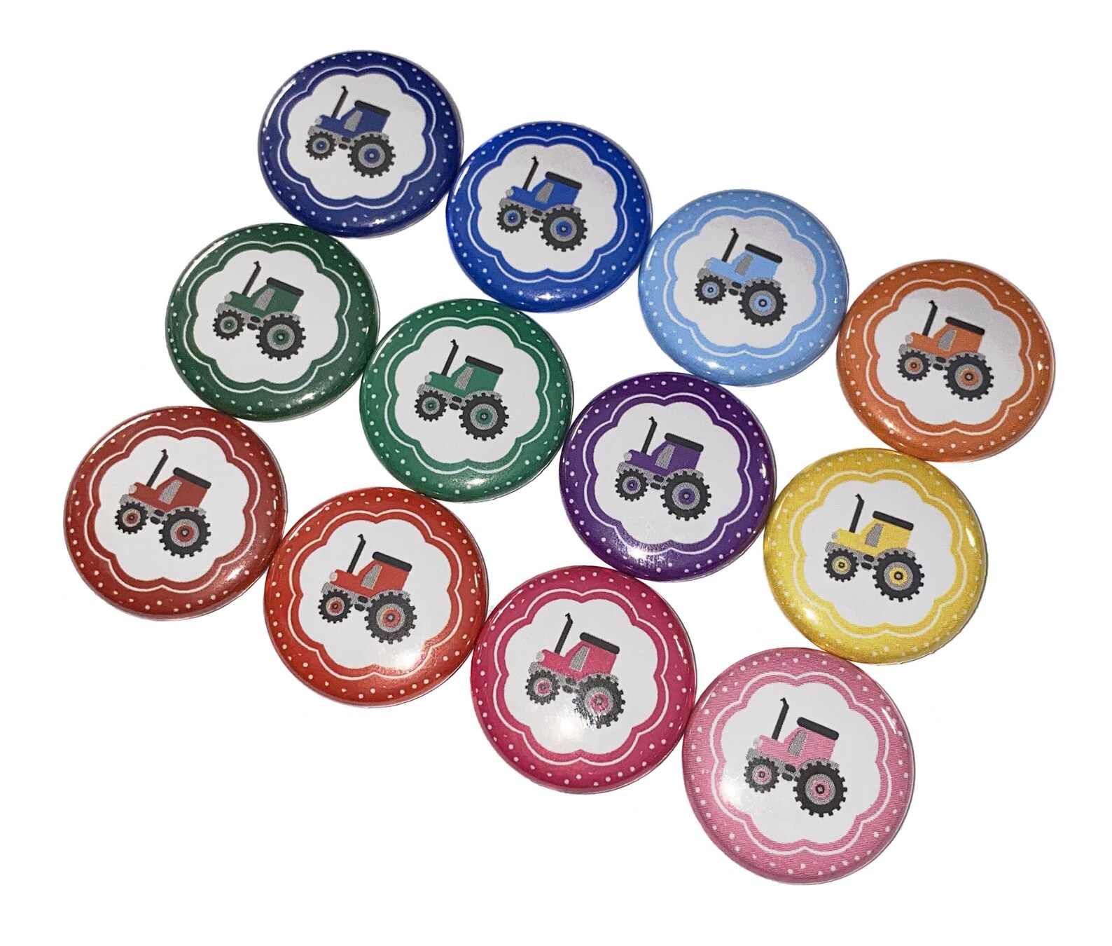 Tractor Magnet 1 1.25 1.5 2.25 | Etsy