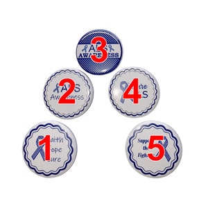 ALS, 1", 1.25", 1.5", 2.25", Button, Amyotrophic Lateral Sclerosis, Als ...