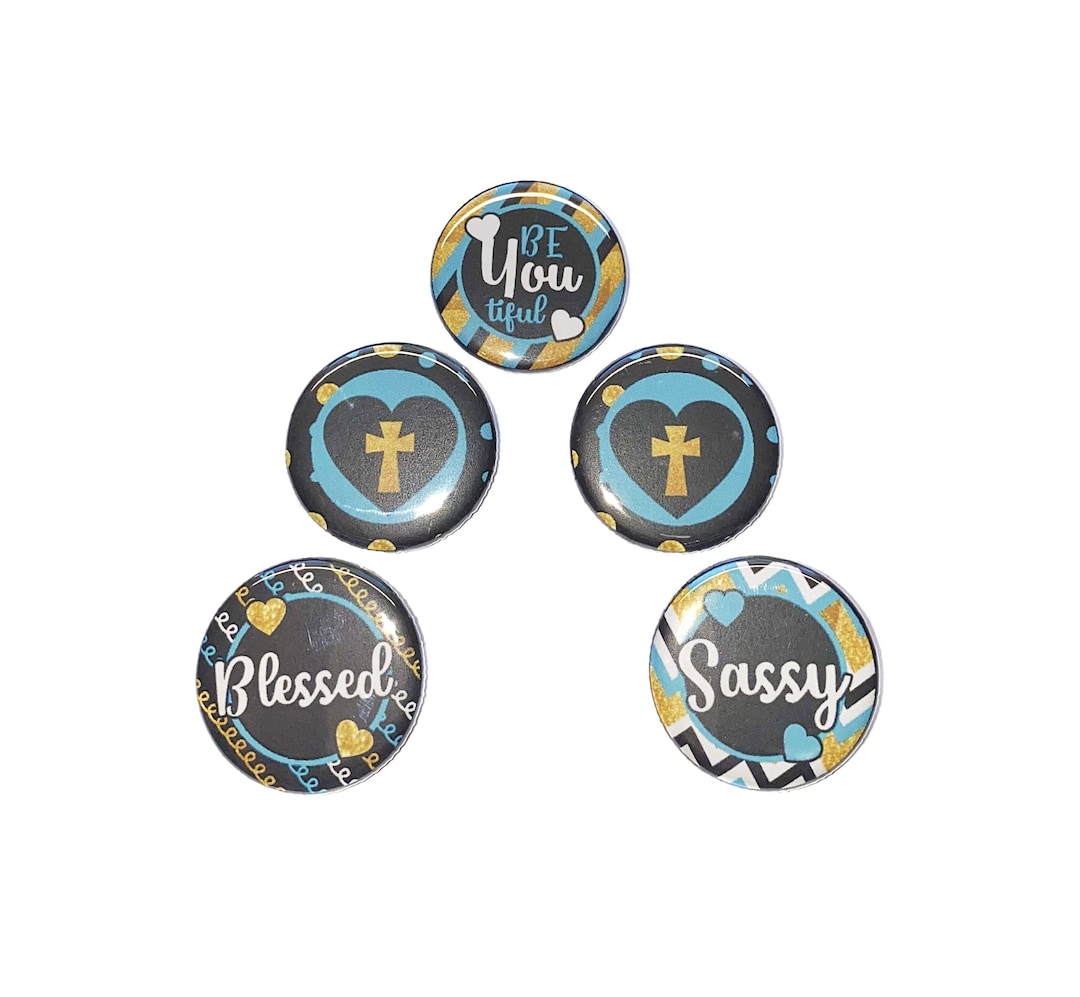 Blessed Magnet, 1", 1.25", 1.5", Button Magnet, Cross Magnet, Beautiful ...