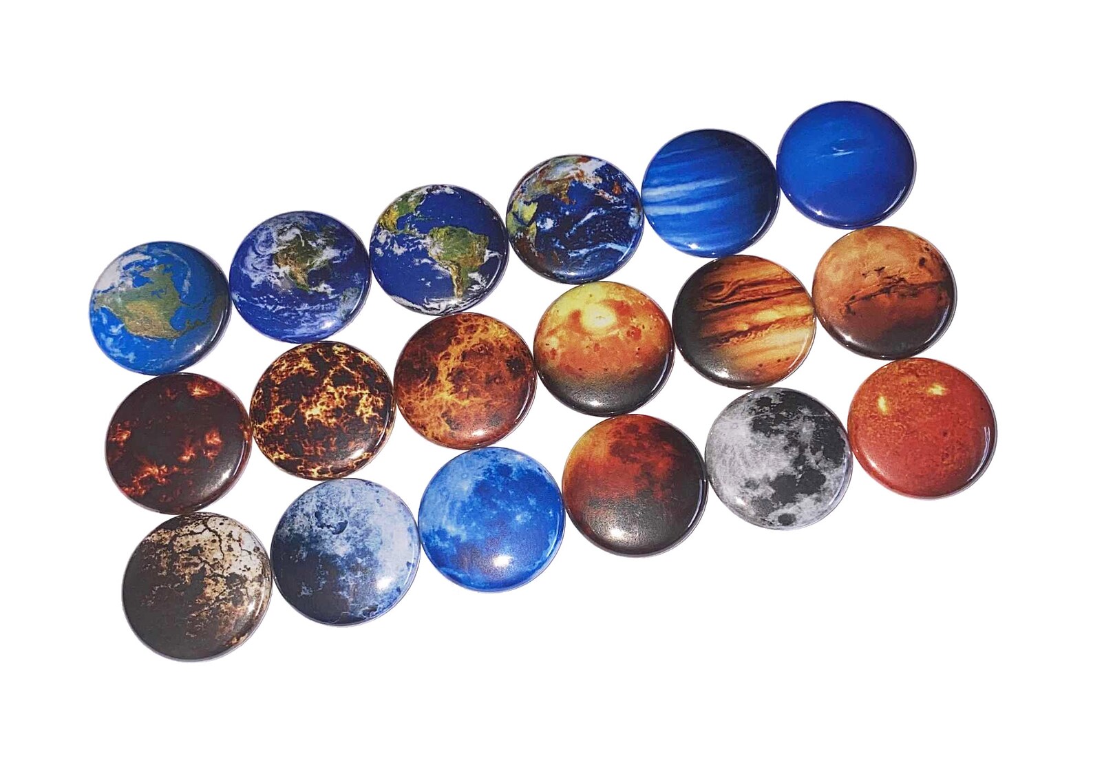 Planet Magnet 1 1.25 Button Magnet Space - Etsy