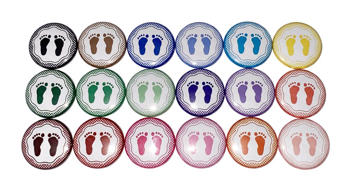 Baby Feet Magnet 1 1.25 1.5 2.25 | Etsy