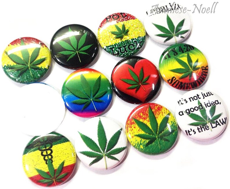 Marijuana Magnet Weed Magnet 1 1.25 1.5 | Etsy