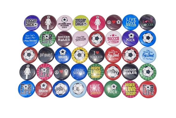 Soccer Magnet 1 1.25 1.5 2.25 | Etsy