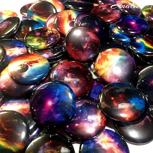 Galaxy, 1", 1.25", Button, Space, Galaxy Theme, Space Theme, Space ...