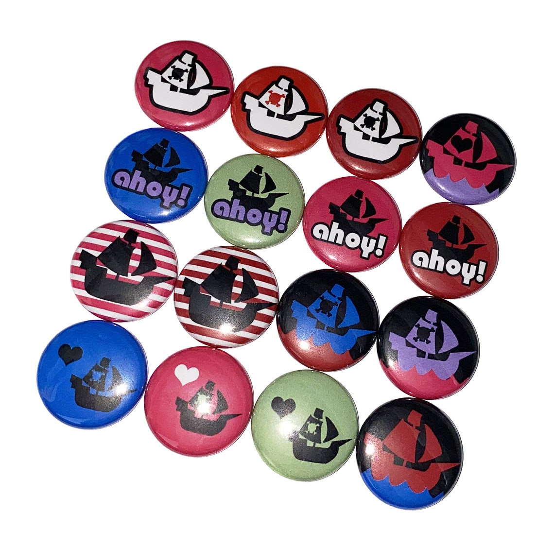 Pirate Magnet 1 1.25 Button Magnet Pirate Party - Etsy France