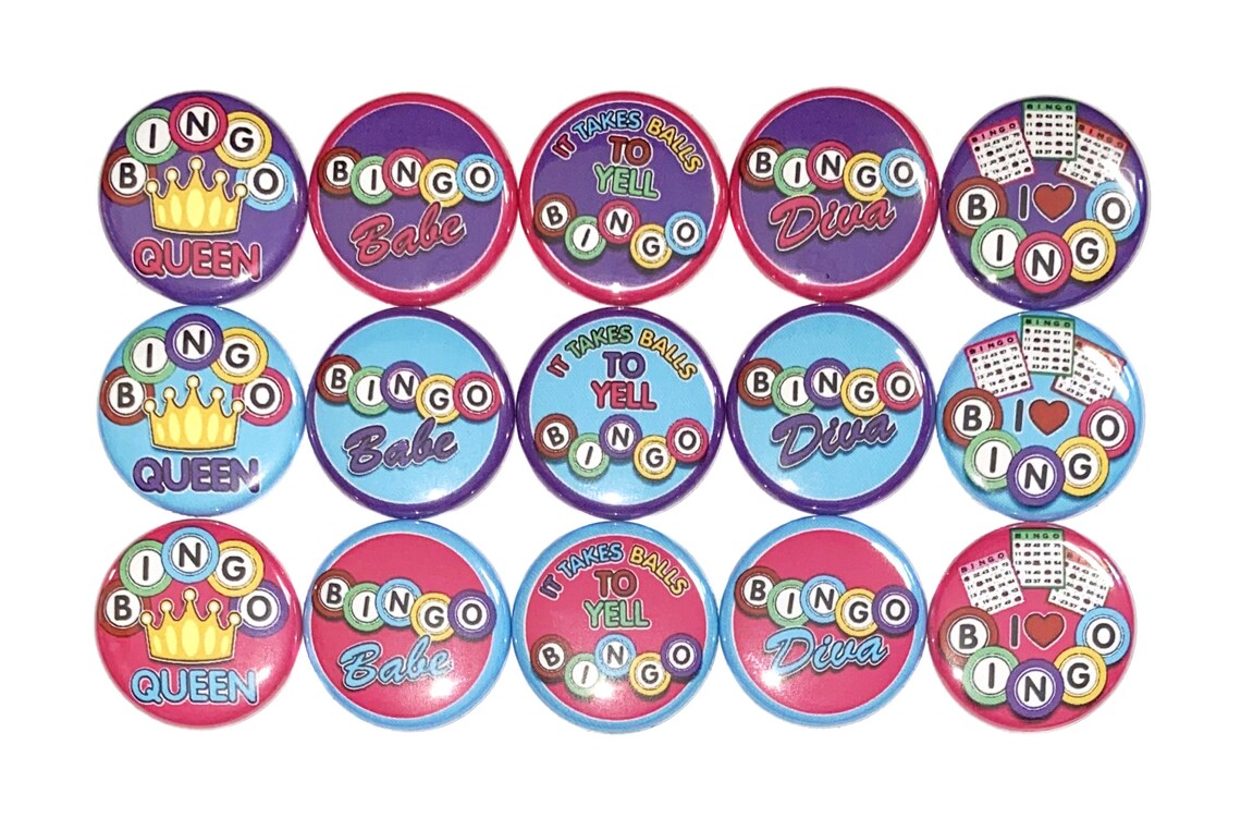 Bingo Magnet 1 1.25 Button Magnet Bingo Bingo - Etsy