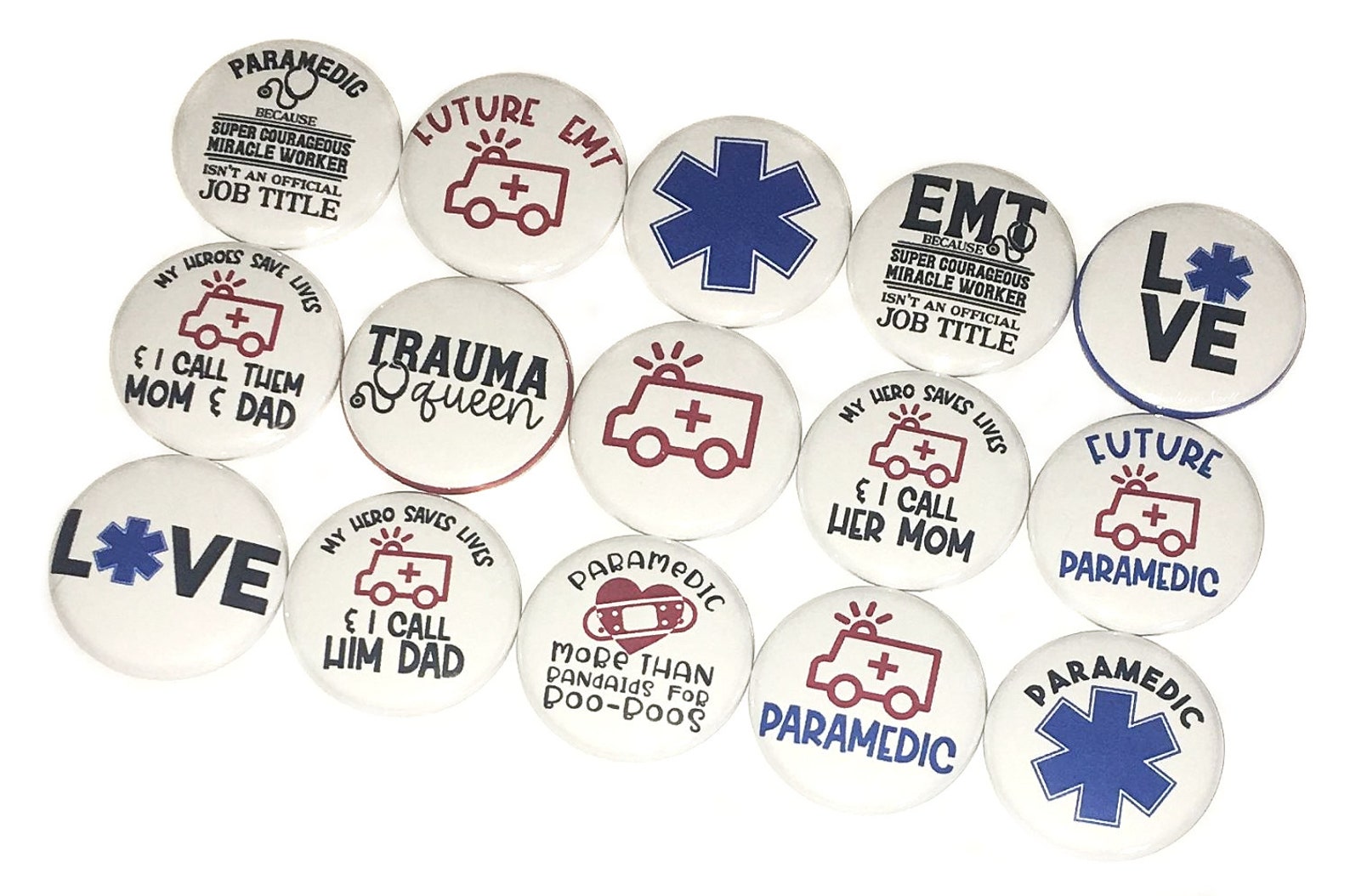 EMT Magnet Paramedic Magnet 1 1.25 1.5 - Etsy