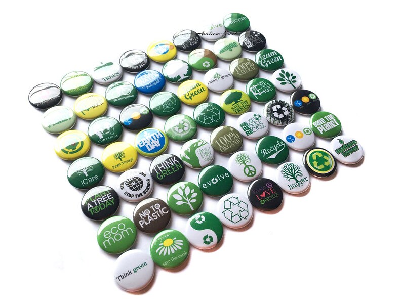 Recycle Magnet 1 1.25 1.5 2.25 | Etsy