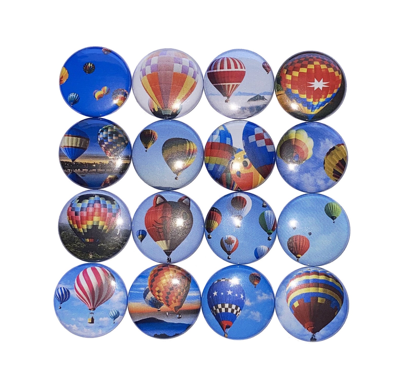 Hot Air Balloon Magnet 1 1.25 Button Magnet - Etsy