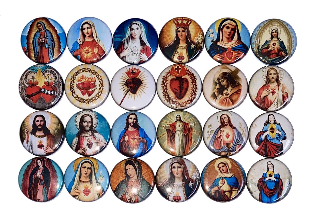 Religious Magnet, Jesus Magnet, 1", 1.25", 1.5", 2.25", Button Magnet ...