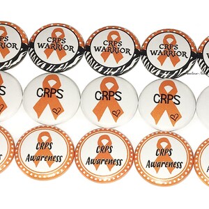 CRPS, 1", 1.25", Button, CRPS Awareness, CRPS Ribbon, Crps Theme, Crps ...