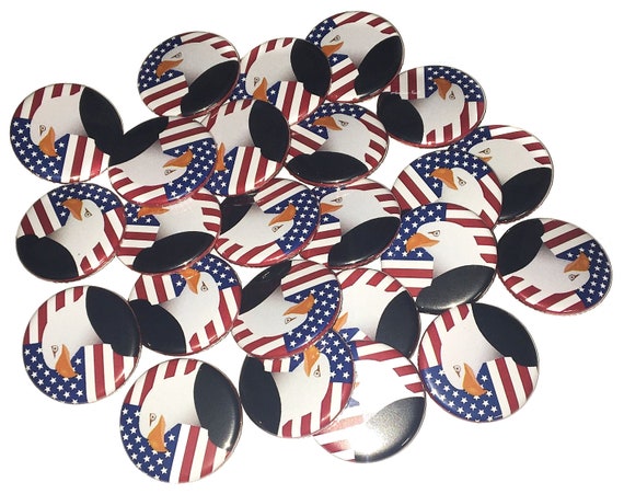 Bald Eagle 1 1.25 Button Eagle Bald Eagle - Etsy