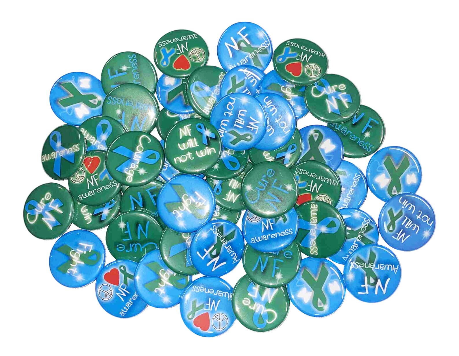 Neurofibromatosis NF 1 1.25 1.5 Button - Etsy