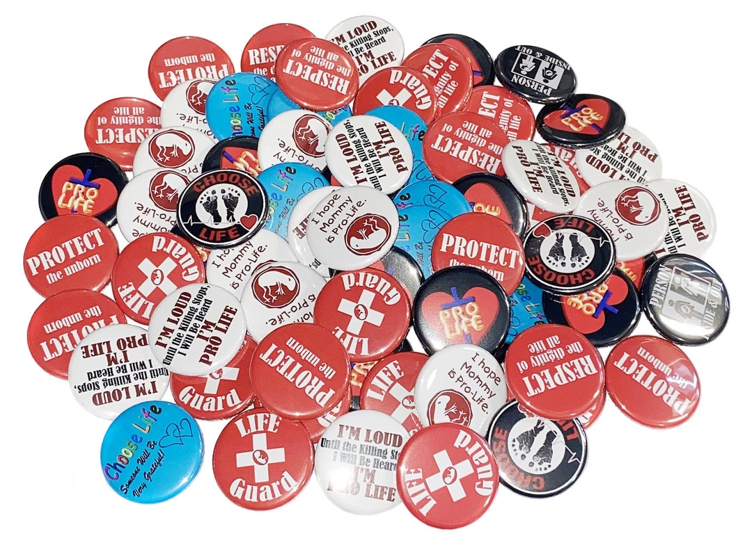 Pro-life Magnet, 1", 1.25", Button Magnet, Prolife, Pro Life, Pro Life ...