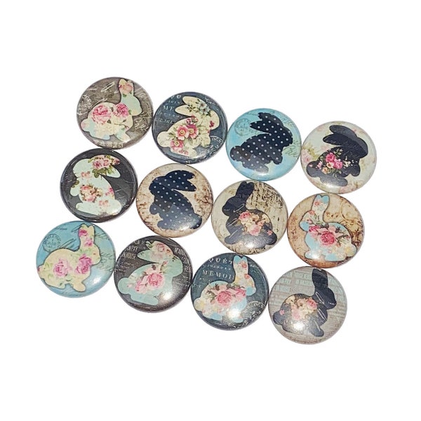 Bunny Rabbit Button - Etsy