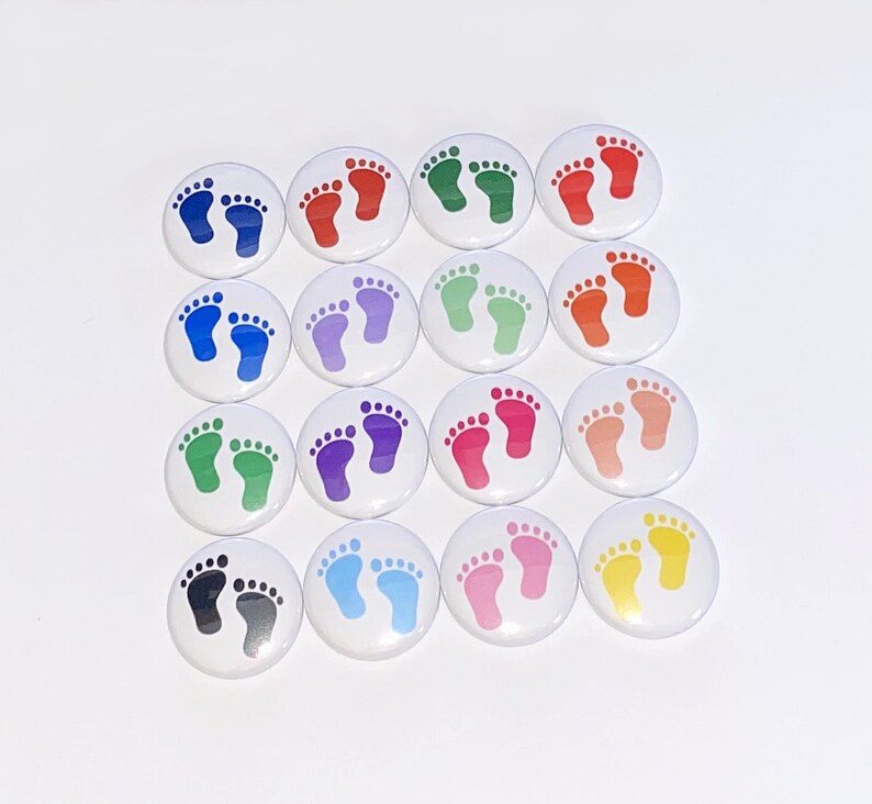 Baby Feet Magnet 1 1.25 1.5 2.25 | Etsy