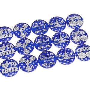 Blue Cheer, Purple Cheer, Ombre, Cheer Magnet, 1", 1.25", 1.5", Button ...