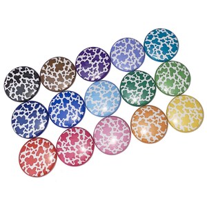 Cow Print Magnet, 1", 1.25", 1.5", 2.25", Button Magnet, Cow Print, Cow ...