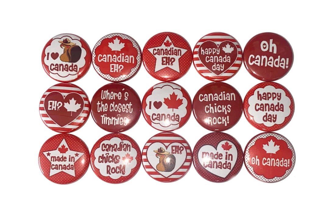 Canada Magnet, 1", 1.25", 1.5", 2.25", Button Magnet, Canada Decor ...