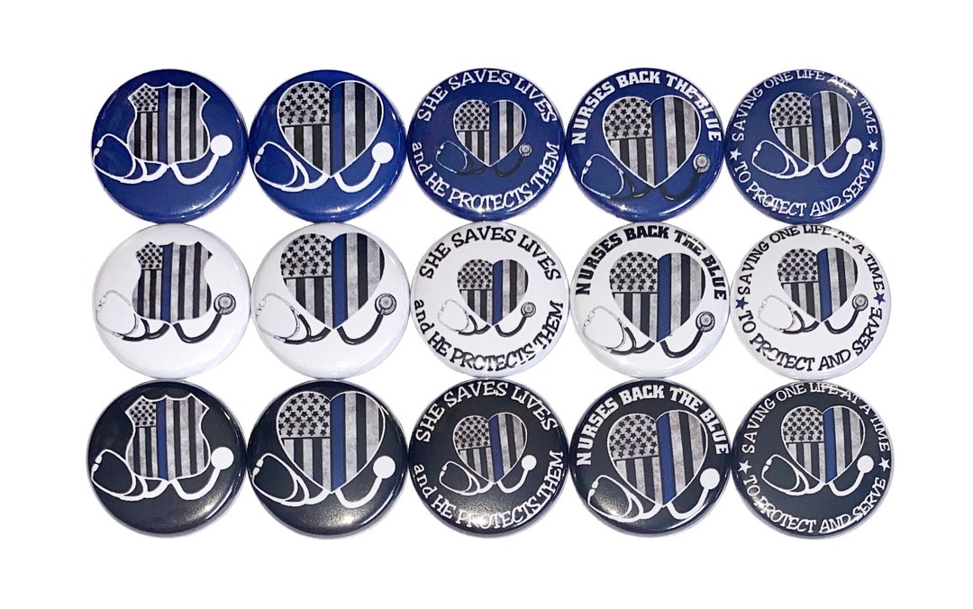 Police Magnet, Nurse Magnet, 1", 1.25", Button Magnet, Nurse, Police ...