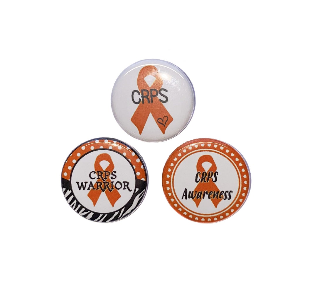 CRPS, 1", 1.25", Button, CRPS Awareness, CRPS Ribbon, Crps Theme, Crps ...