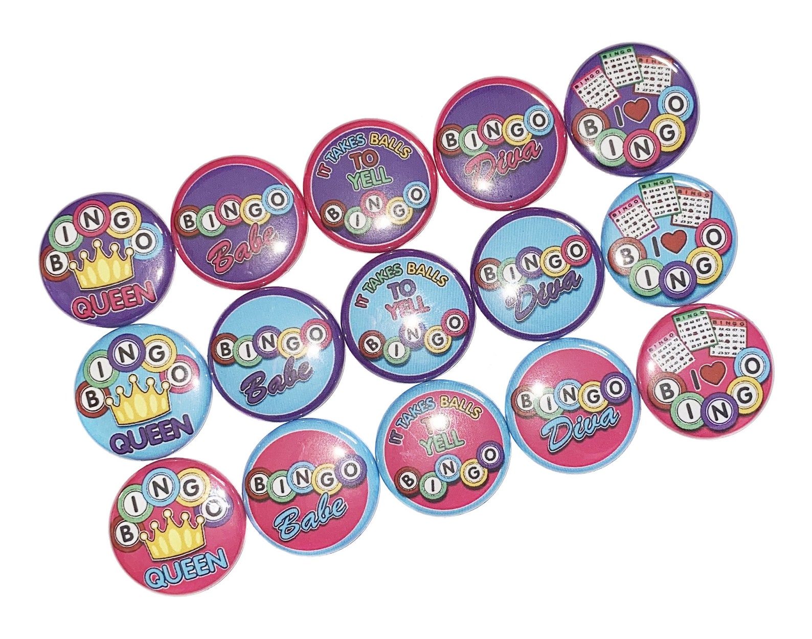 Bingo Magnet 1 1.25 Button Magnet Bingo Bingo - Etsy