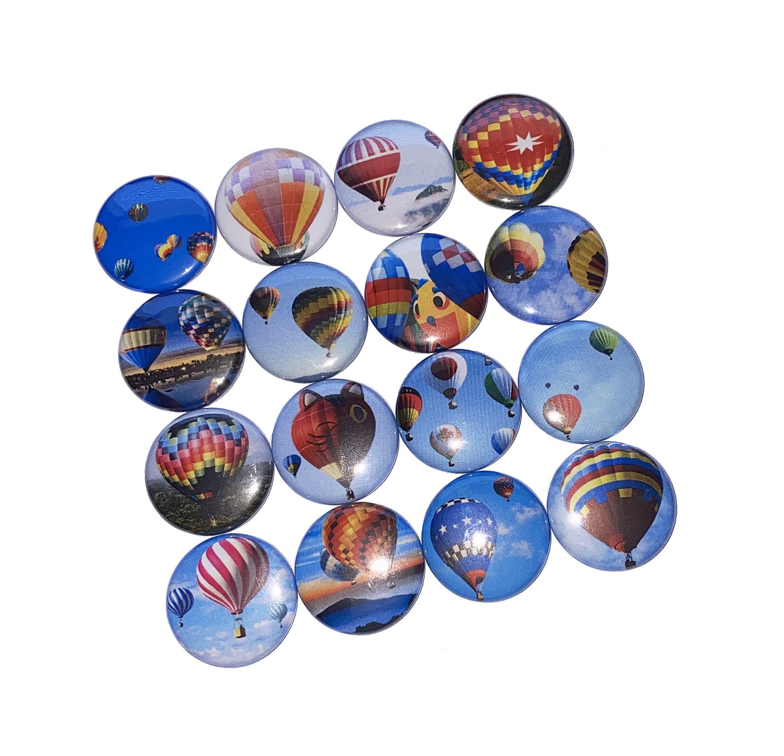 Hot Air Balloon Magnet 1 1.25 Button Magnet - Etsy