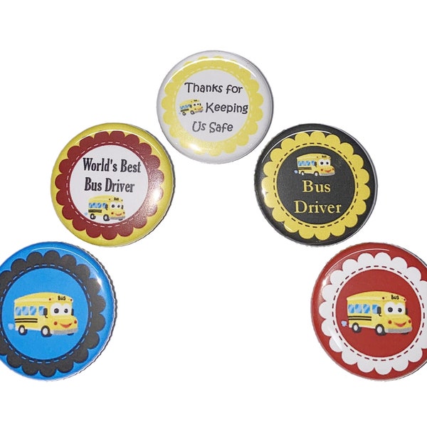 School Bus Driver Magnet - Etsy