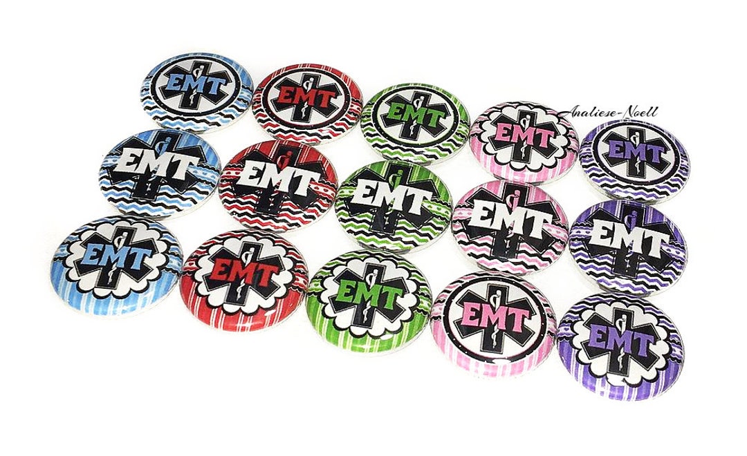 EMT, Emergency Service, 1", 1.25", Button, Emt Theme, Decor, Emt Party ...