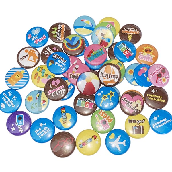 Beach Theme Buttons - Etsy