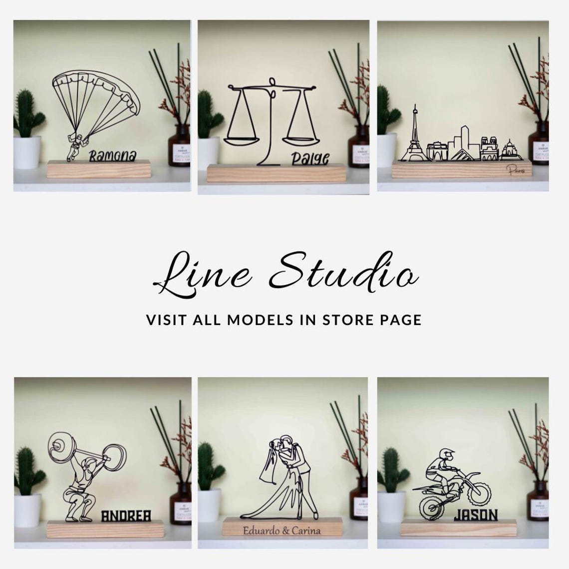 Photographer Statue With Wooden Base – Personalized Photography Studio ...