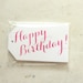 Happy Birthday Gift Tags / Children's Gift Tags / Present Tags Hot Pink ...