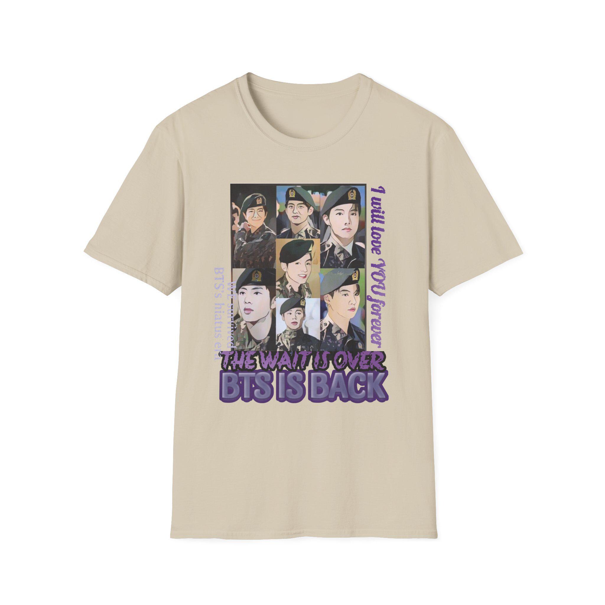 Bts Military T-shirt, Bts Merch Tee, Bts T-shirt, Bts is Back Tee, Hope ...