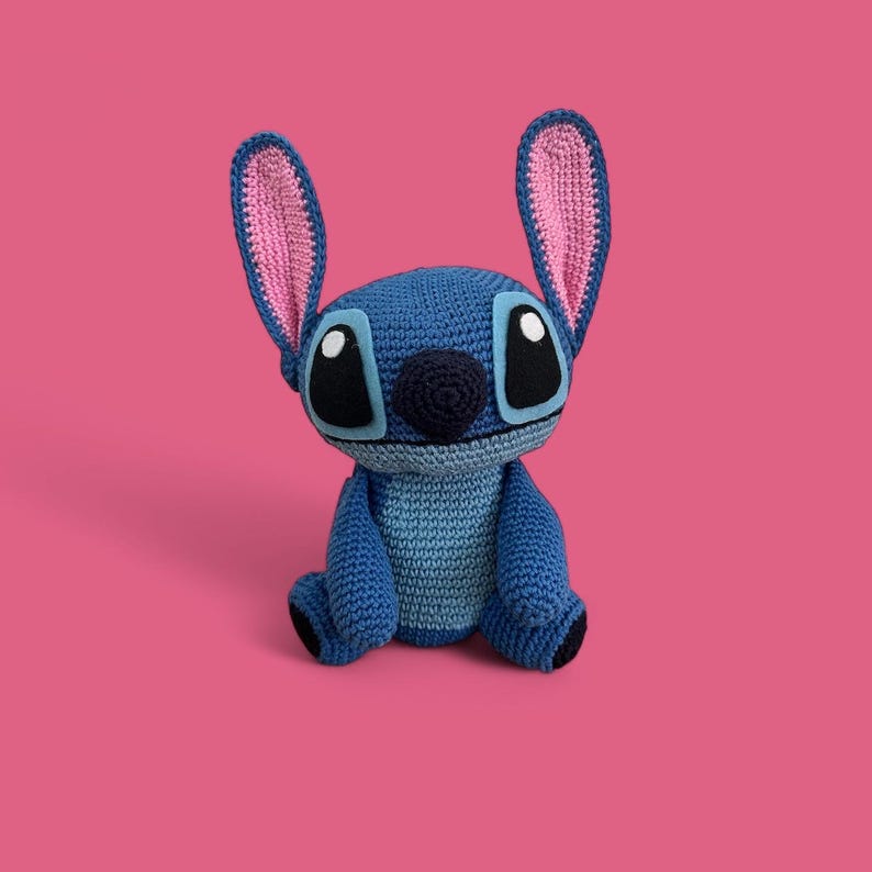Stitch and Angel Crochet Pattern Amigurumi Plush Toy Easy Instructions ...