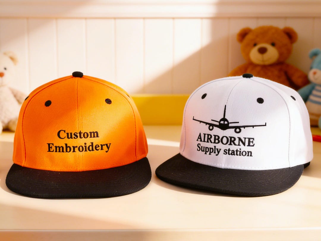 Custom Snapback Hats With Logo Text, Embroidered Snapback Caps ...