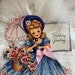 Southern Belle Birthday Girl in Blue Ornamentgiftbirthday ...