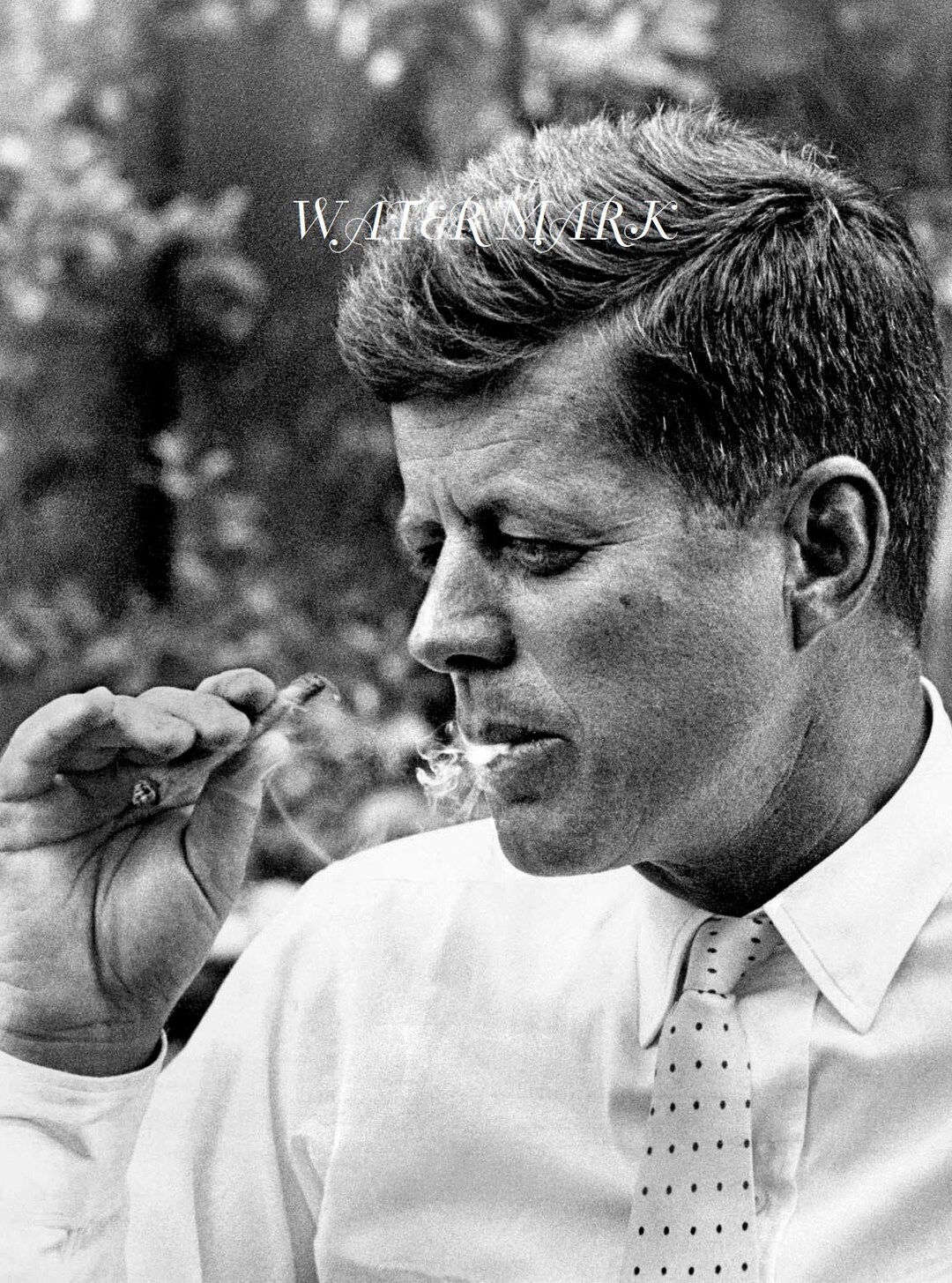 JFK Smoking*8x10 Inch Photo Print* Great One. - Etsy