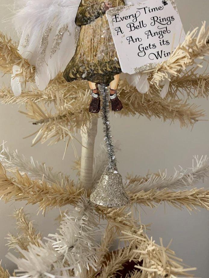 It's a Wonderful Life Clarence the Angel Ornament BB *german Glitter ...