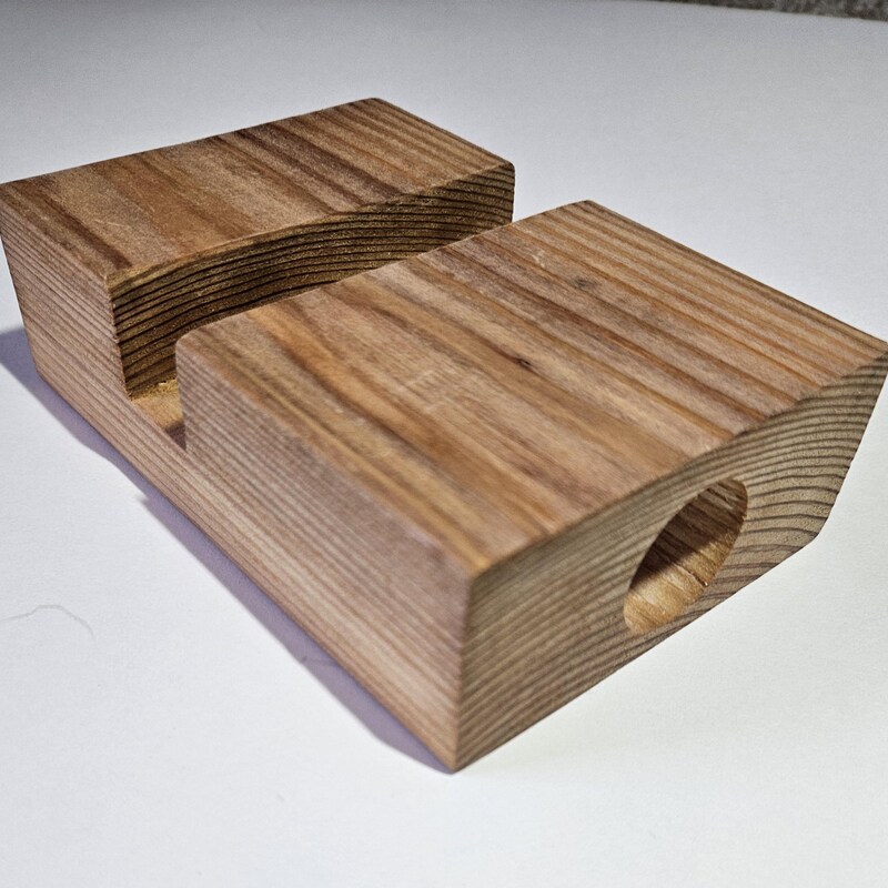 Wood Phone Stand - Etsy