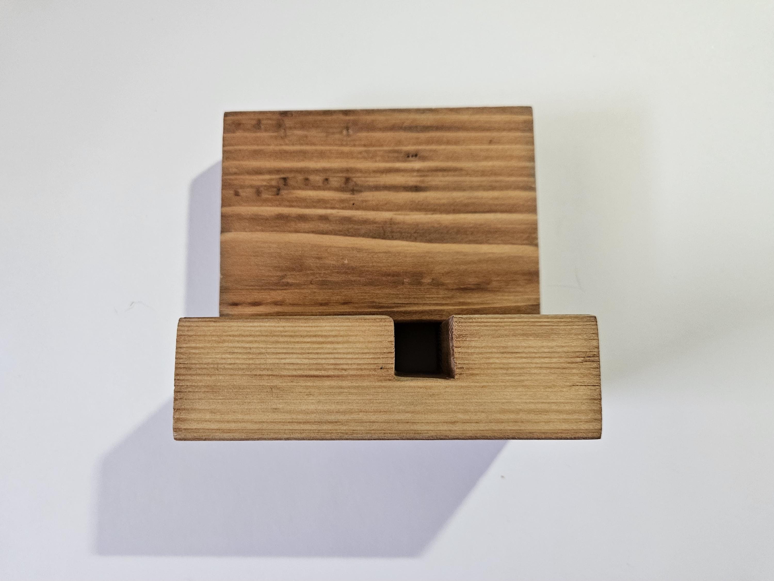 Wood Phone Stand Passive Amplifier Minimalist Handmade Phone Stand ...
