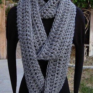 Extra Long Skinny Infinity Scarf Loop Cowl, COLOR Options, Solid ...