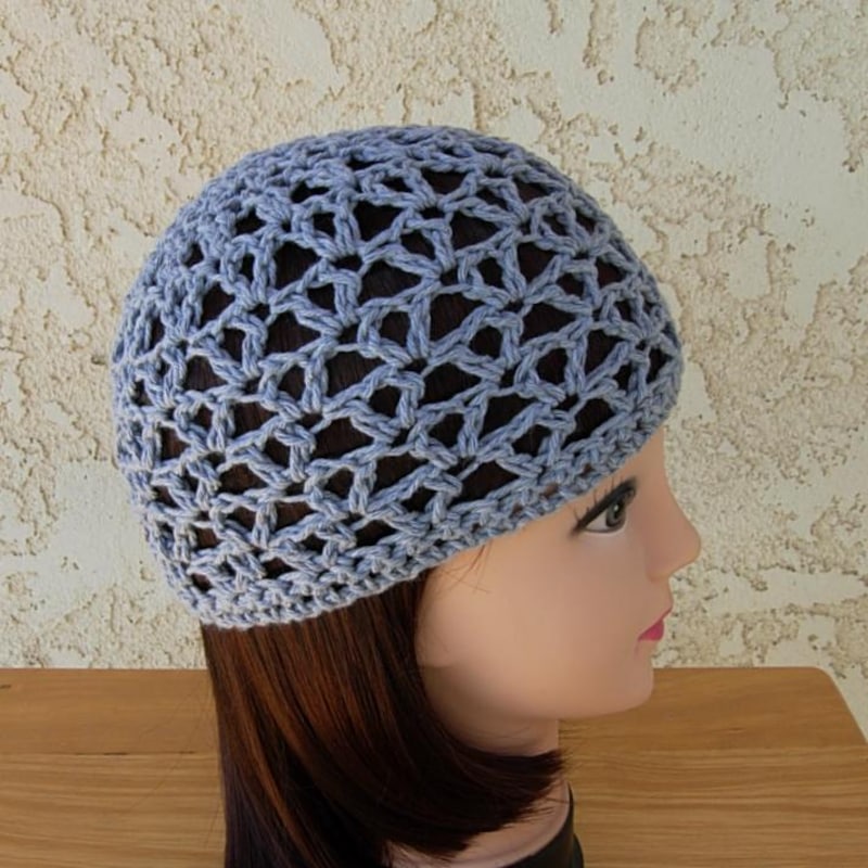 Openwork Cotton Sun Hat - Etsy