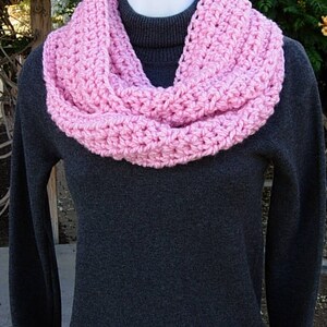Solid Light Pink INFINITY SCARF Color Options Soft - Etsy