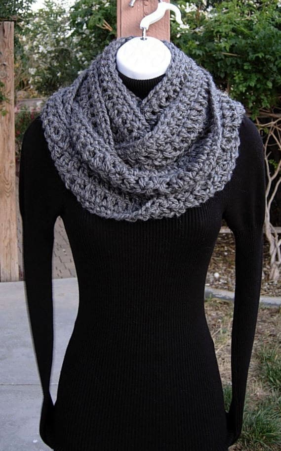 Extra Long Skinny Infinity Scarf Loop Cowl COLOR Options | Etsy