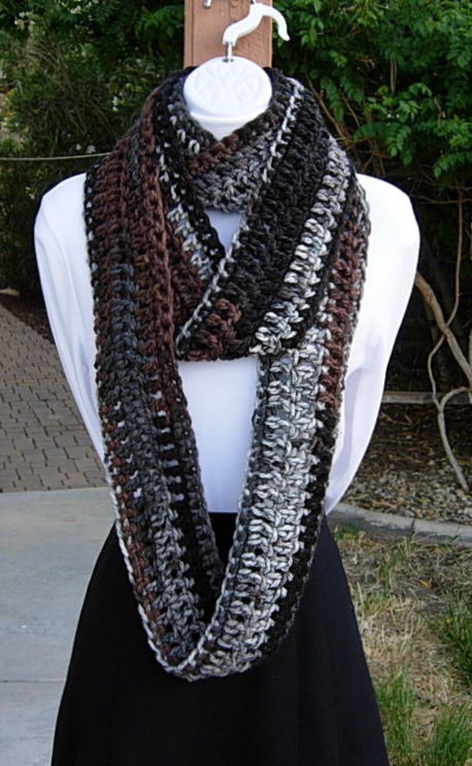 Extra Long Skinny Infinity Scarf Loop Cowl COLOR Options | Etsy