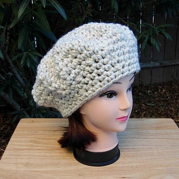 Knitted Tam Hat - Etsy