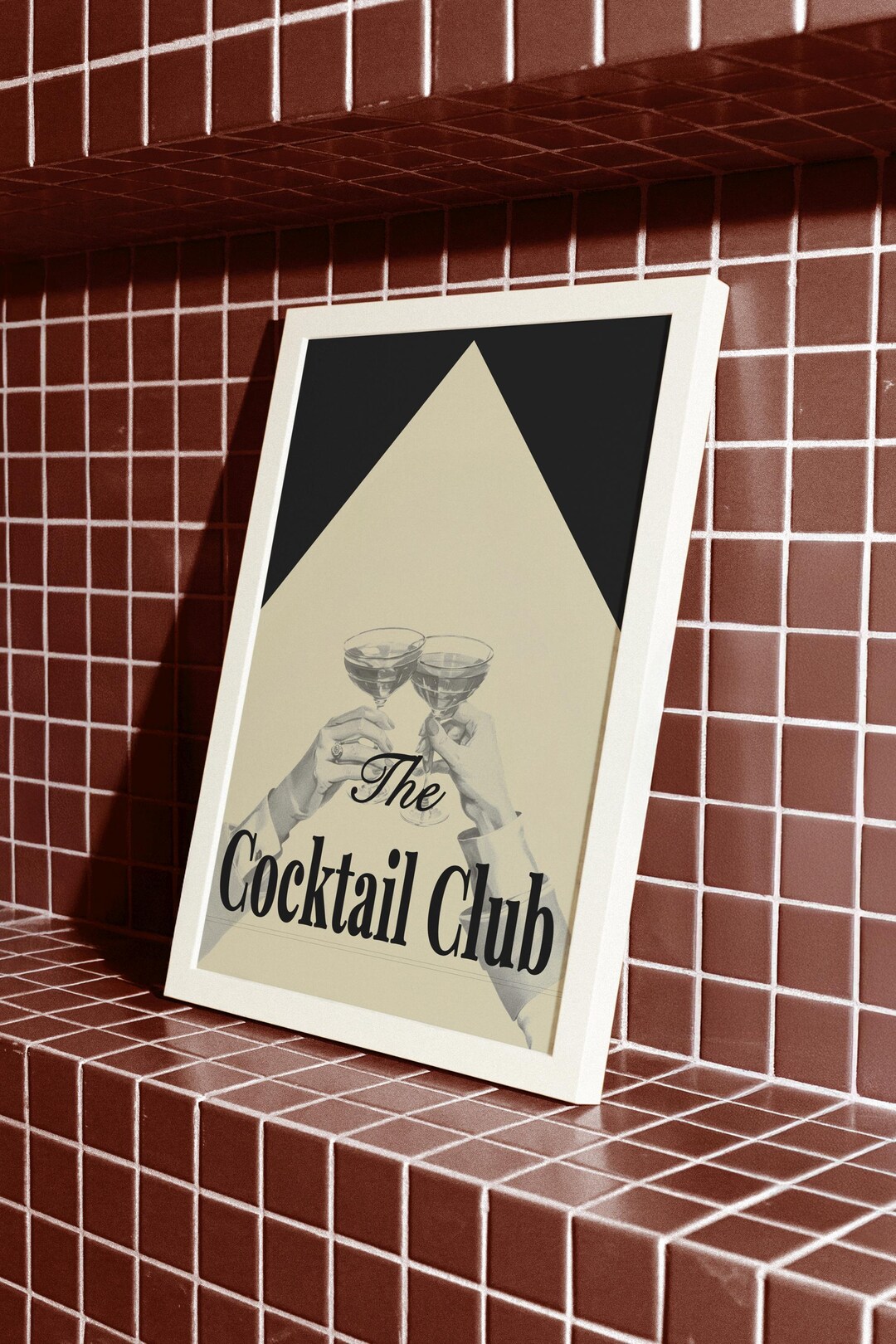 Vintage Cocktail Club Poster. A Perfect Addition to Your Kitchen, Bar ...